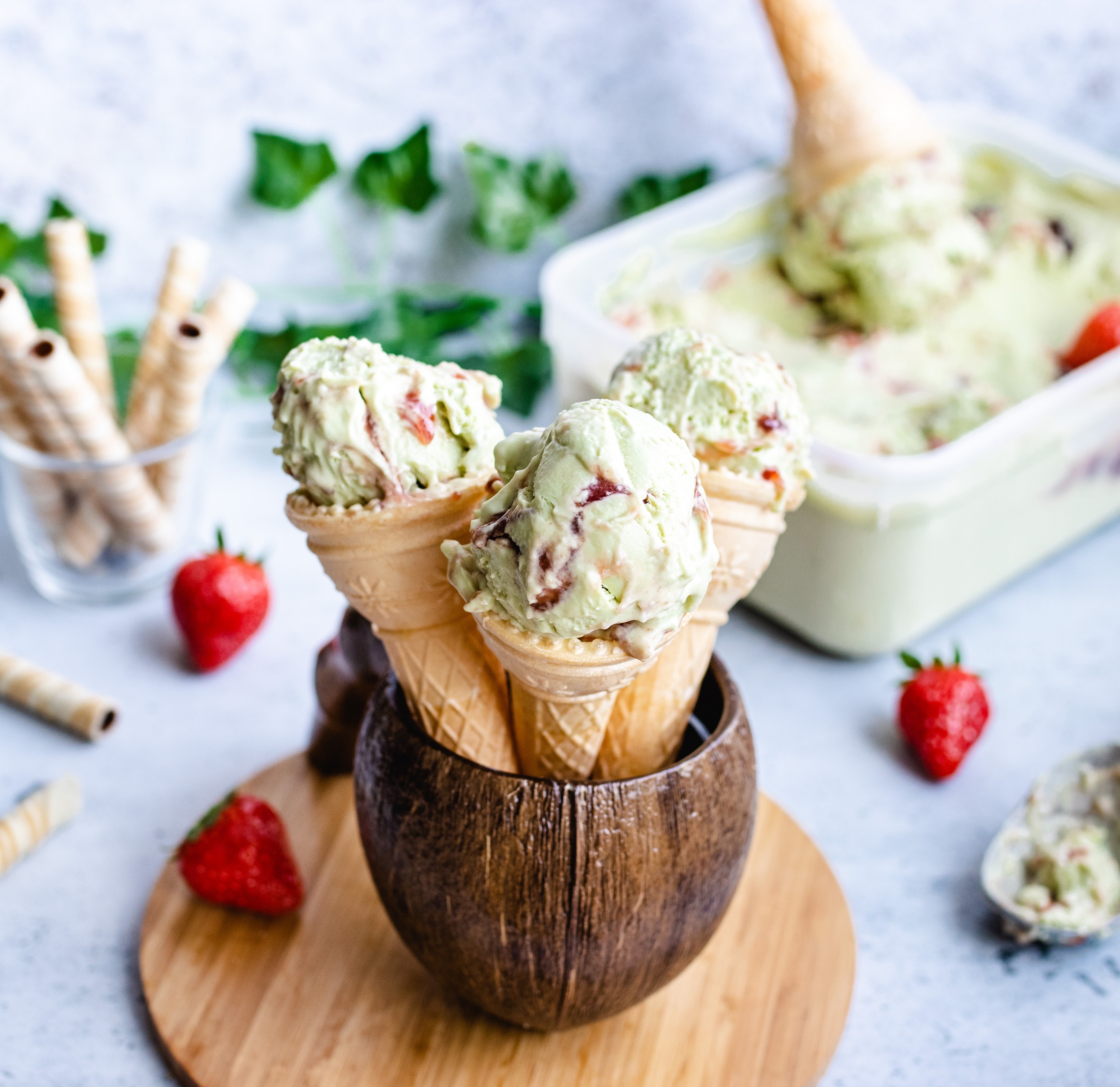 Avocado Ice Cream – Strawberry Jam – foodwithMae small – Filipino ...